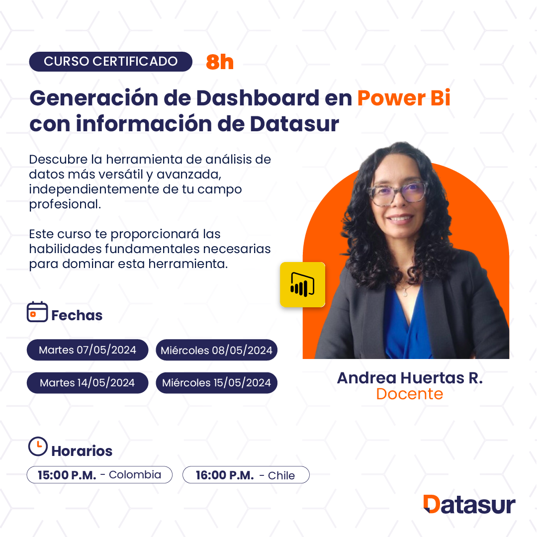 Generación de Dashboard en Power Bi - Datasur